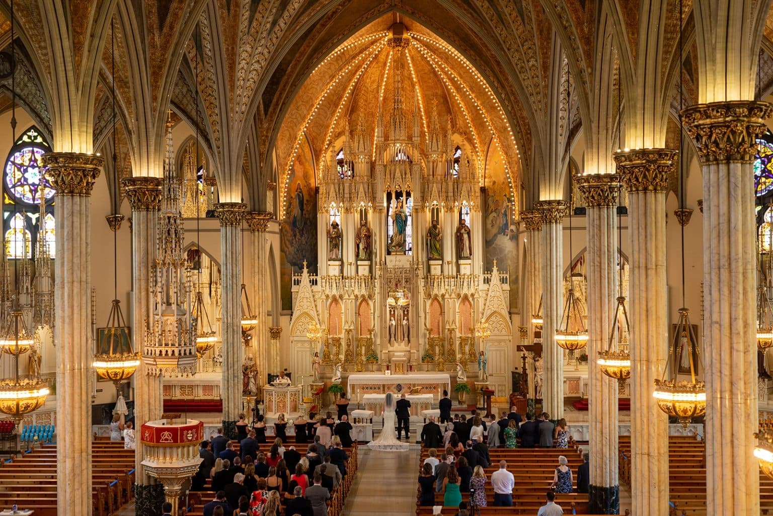 Detroit Church Wedding at the Sweetest Heart of Mary
