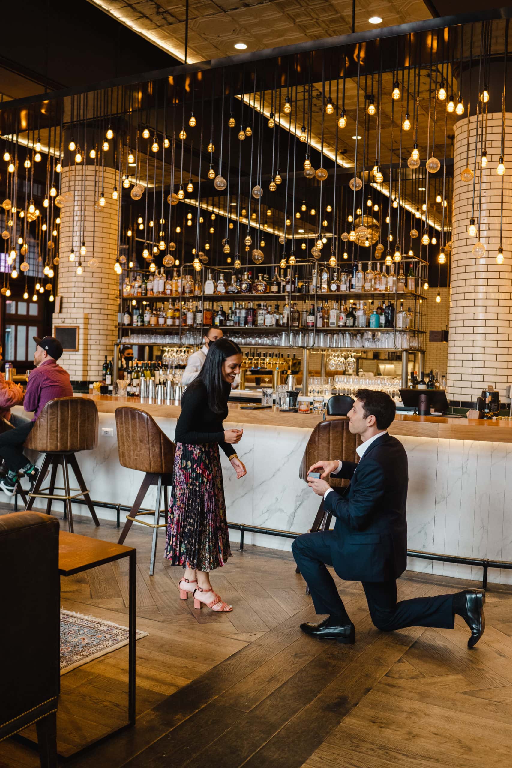 Stunning Surprise Downtown Detroit Proposal